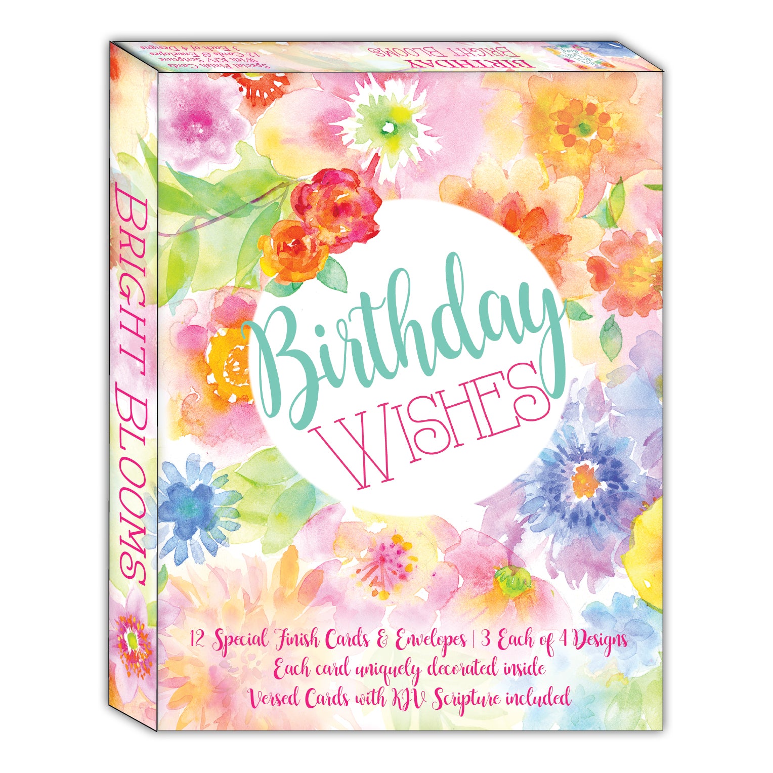 Bright Blooms - Boxed Assortment Birthday Cards#N#– Crown Point Graphics
